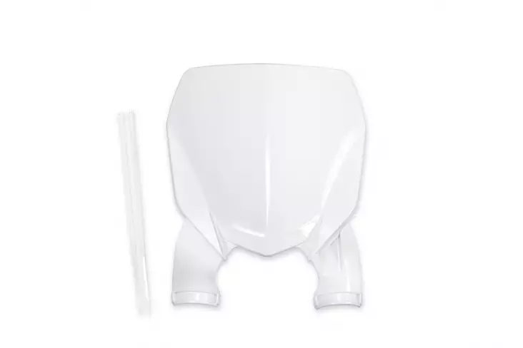 UFO Stadium Front Number plate YZF250 19-23 /450 18-22 White 046 ...