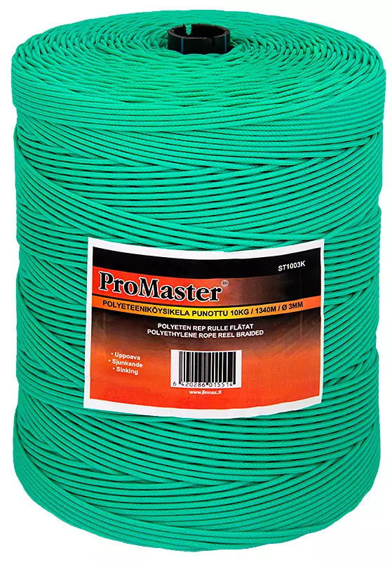 Köysikela pe 3mm punottu 10kg 1340m - Pienkonepiste.fiverkkokauppa