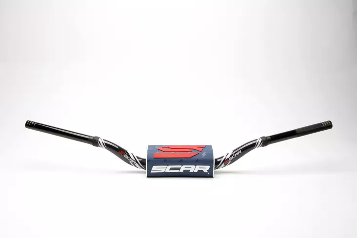 Scar Handlebar O² COLOR Ø28,6 (1 1/8”) - RC - BLACK Bar - DARK BLUE Bar ...